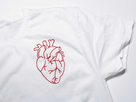 Heart T- shirt Futbolka