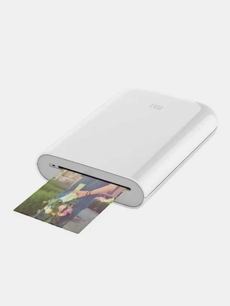 Фотопринтер принтер Xiaomi Mijia AR ZINK  цветной / Фотобумага 50 шт