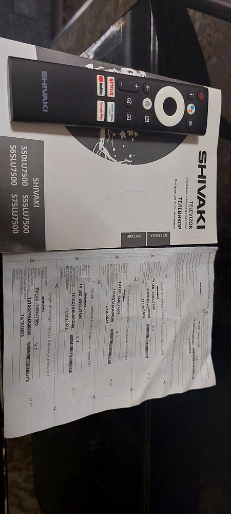 Телевизор SHIVAKI S50LU7500 4K
