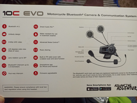 Мотогарнитура Sena 10c EVO
