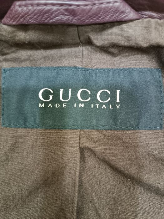 Кожаная куртка GUCCI