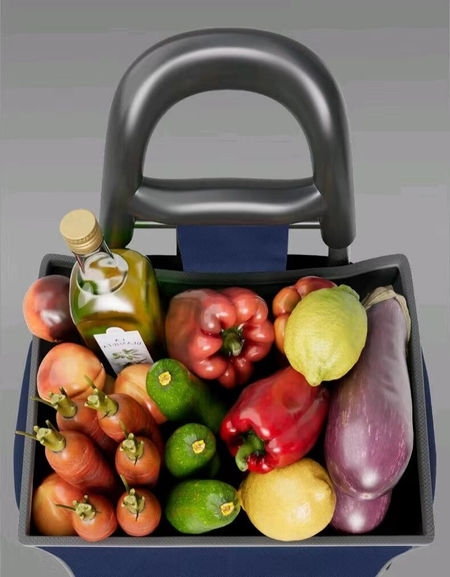 Тележка на колесиках колесах сумка для покупок продуктов