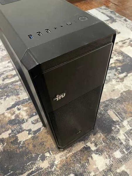 Компьютер игровой с монитором 27 дюймов/ 2 видеокарты 1070 8GB/500 SDD