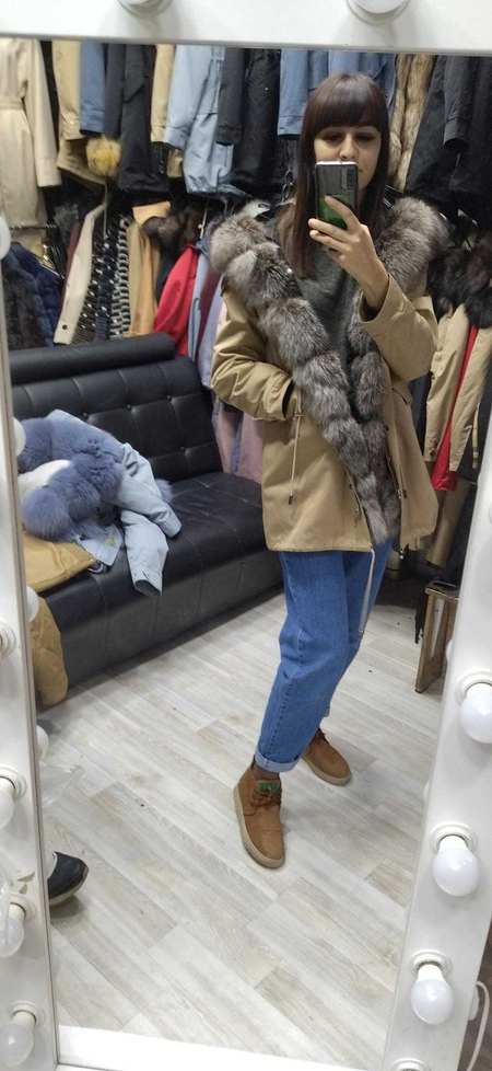 Продаётся парка натуральный мех