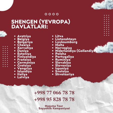Latviya (Shengen) viza olishda yordam beramiz! Tez,Ishonchli,Sifatli!