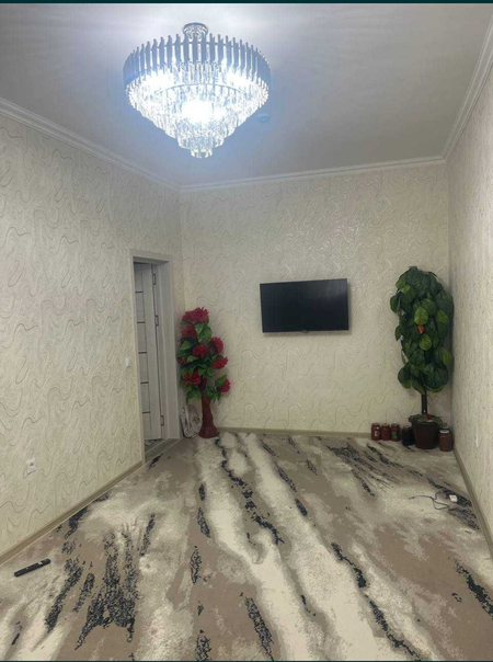 Горит Янги дархан новостройка