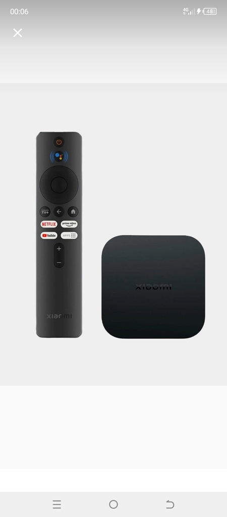 Xiaomi MI TV box S 2 avlod glabal versiyasi 4k ultira HD