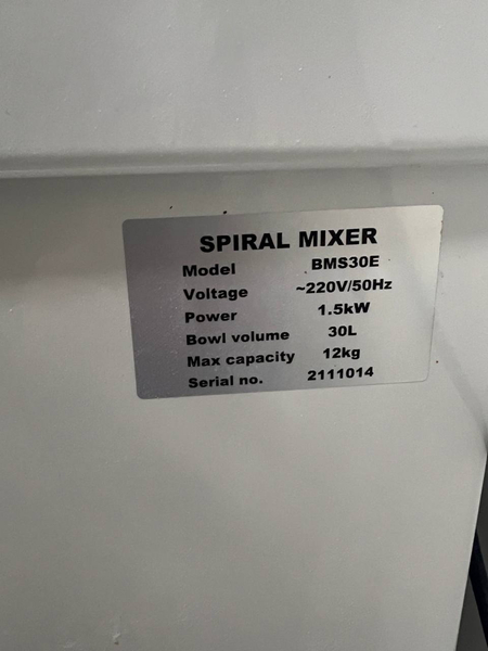 Hengyue Spiral mixer 12 kg