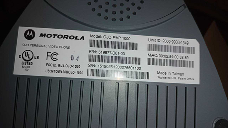 беспроводной VoIP-телефон Motorola Ojo PVP-1000. новый