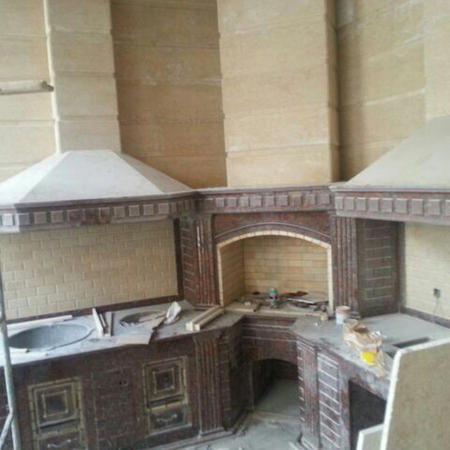 Кладка и облицовка камина, барбекю, летней кухни, очагов.