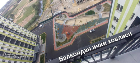 .Ипотека 1комнатная абсолютно новыйремонт 40м2 Янгидархон балкон 1.5х3