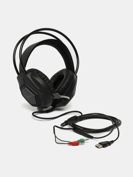 Игровой наушник Borofon rgb telefonga va noutbuk PCga ham tushadi