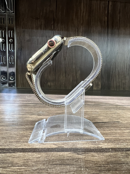 Apple watch 8/45 mm stainless stell gold milanase loop