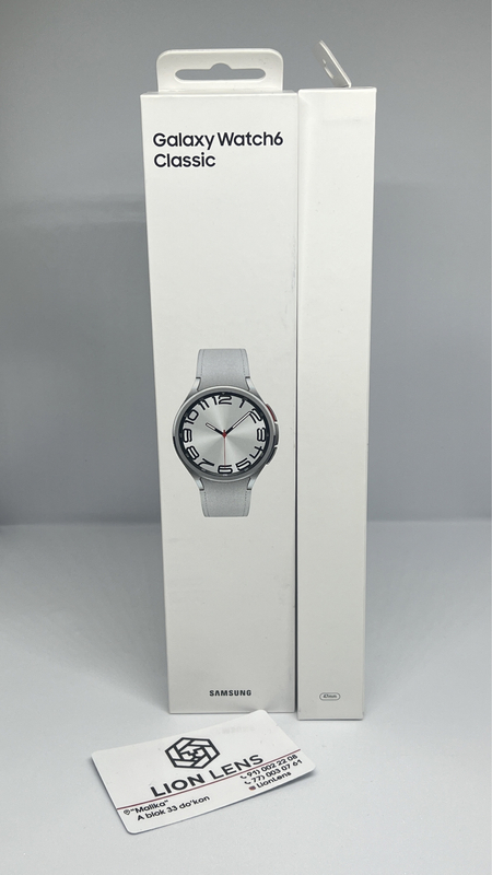 Samsung Watch 6/47 Black Silver есть в наличии
