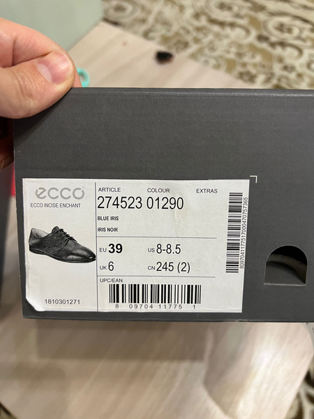 Ботинки легкие Ecco 39
