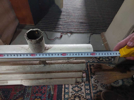 Батарея Регистр 50 труба, 4 секции