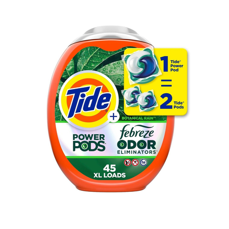 Tide power  pods febreze odor