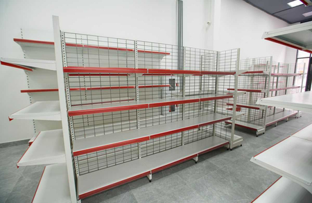 Новые торговые металлические стеллажи в магазин стелаж, stelaj
