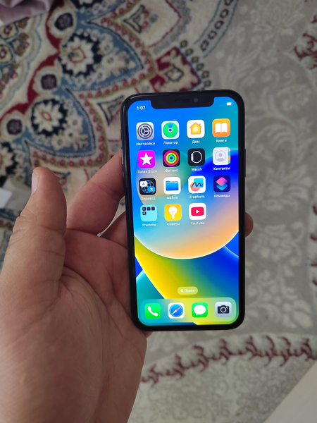 Apple Iphone X 256Gb Black Original RU/A Sostayani Otlichni Flagman