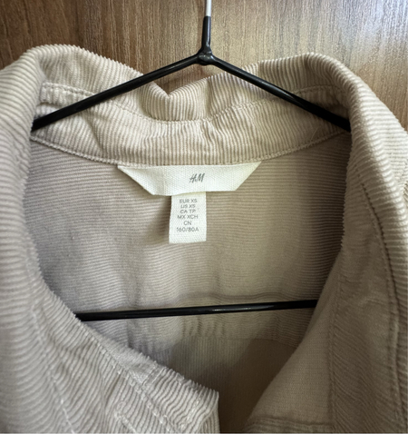 Рубашка вельветовая H&M