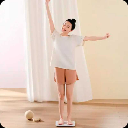 Умные весы Xiaomi Mi Body Fat Smart Scale S400 (белый)