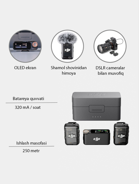 DJI Mic 2 mikrafon