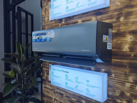 Кондиционер Midea Naomi 12 Inverter Quattro WiFi управление 80v