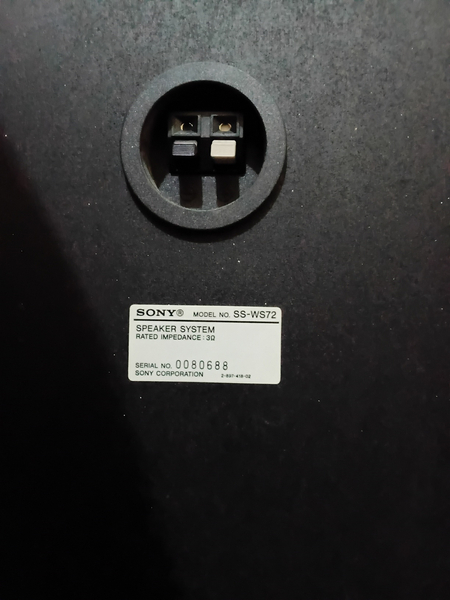 Sony kalonka SS-WS72