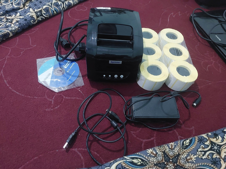 Xprinter XP 365B Shtrix kod BONUSIGA 7 DONA TERMO qogʻoz beriladi