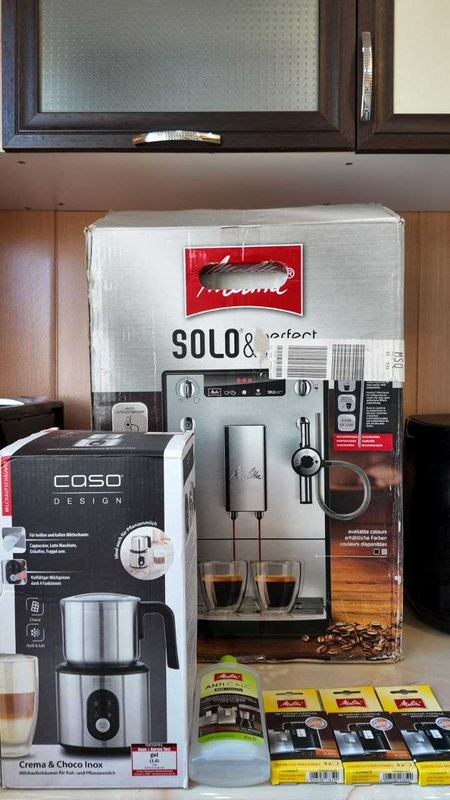Кофемашина Melitta Caffeo Solo & Perfect Milk Black E 957-101