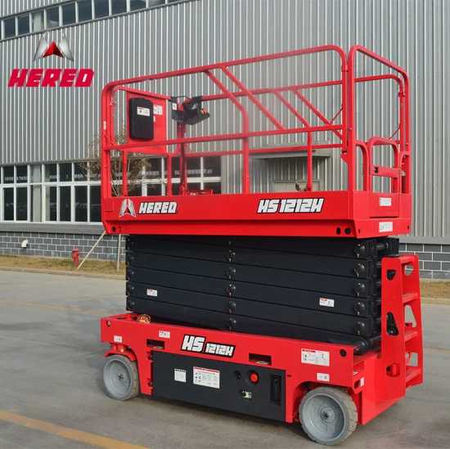 Электрический ножничный подъемник HERED