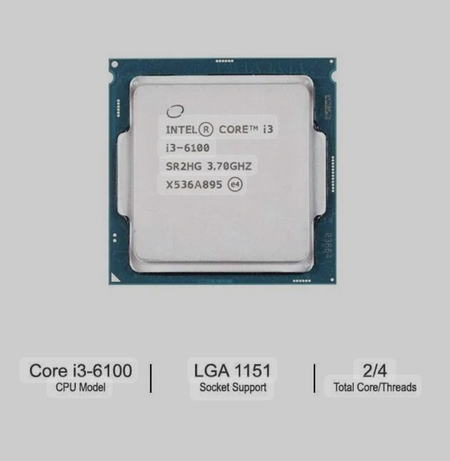 Бюджетный игровой компьютер \\nПроцессор i3 6100\\nМатеринская плата gigab