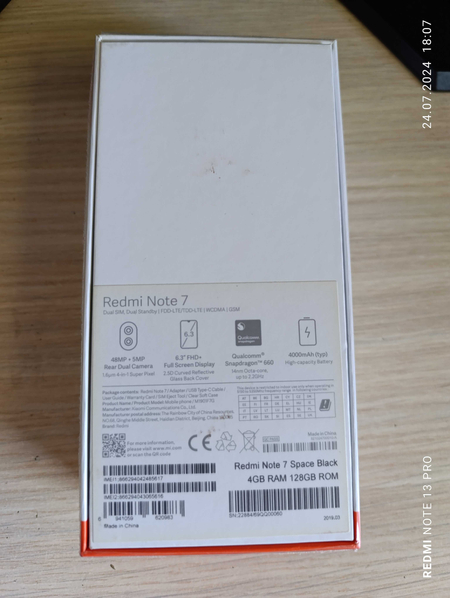 Продажа REDMI NOTE 7 Б/У в Отличном состоянии