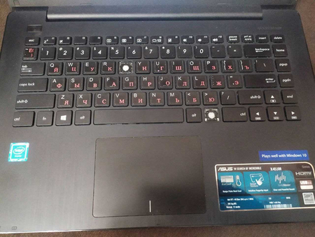 Ноутбук ASUS X453M (б/у), дисплей 14 дюймов, ОЗУ 8 Гб.