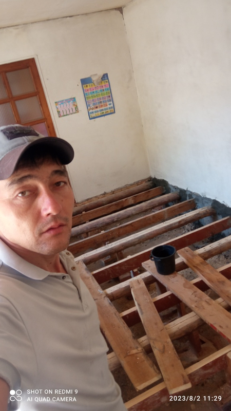 Pol patalok ishlarini qilaman.