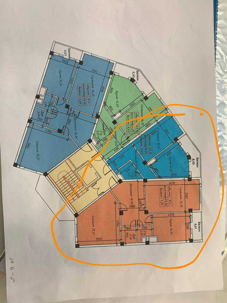 Продам квартиру 49 м2 в новостройке
