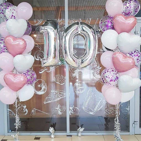 Гелиевые шары - 100% гелий, воздушные шары,оформление.