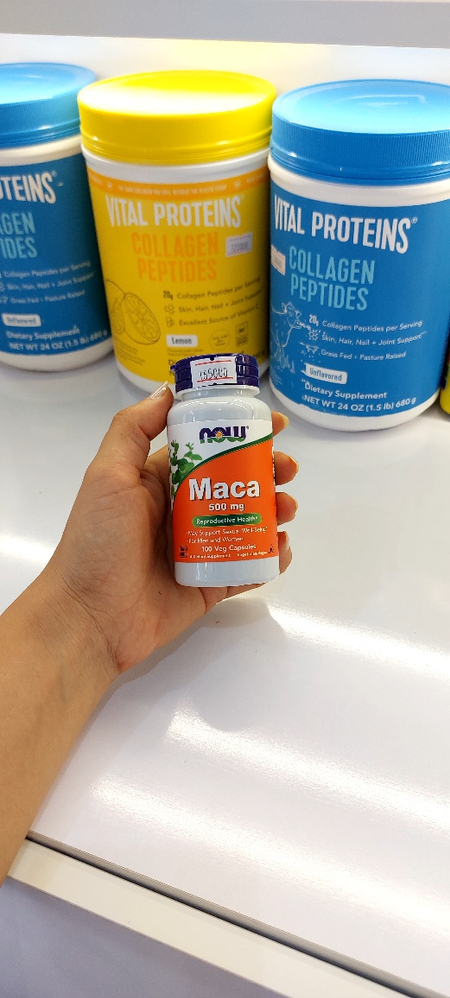 Мака Now foods 500 мг, 100 растительных капсул