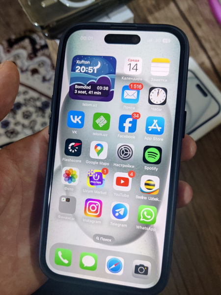 Iphone 15 6/128gb ideal holatda
