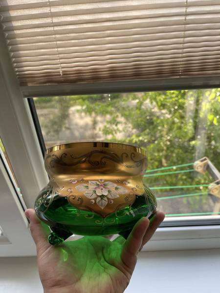 Конфетница,богема,ручная лепка