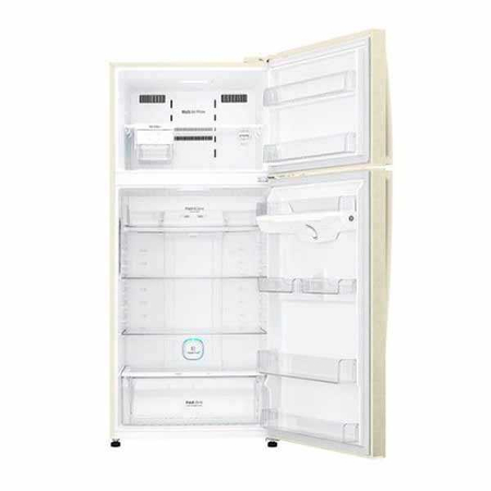 Холодильник LG GN-H702HEHU.Цвет-бежевый мрамор