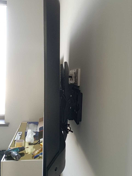 Tilvizor ustanofka qilamiz devorga ornatish kranshten+antena smart Tv