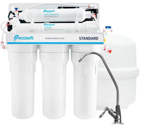 Фильтр обратного осмоса Ecosoft Standard с помпой. MO550MPECOSTD