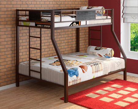 Двухъярусная Металлическая Кровать, LOFT Style, Разборная,