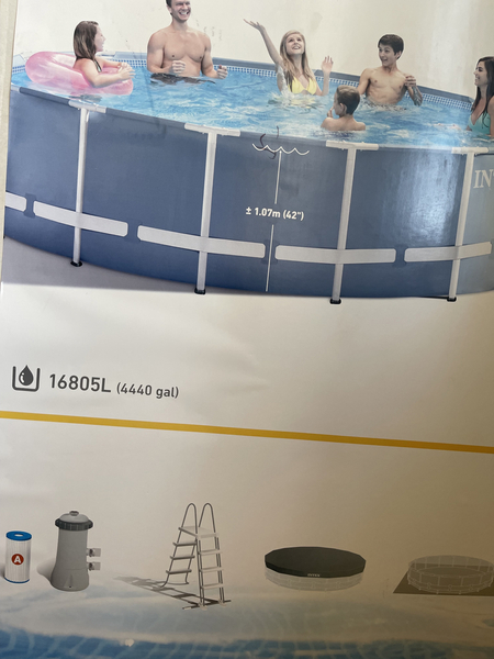 Intex basseyn karkasniy b/u