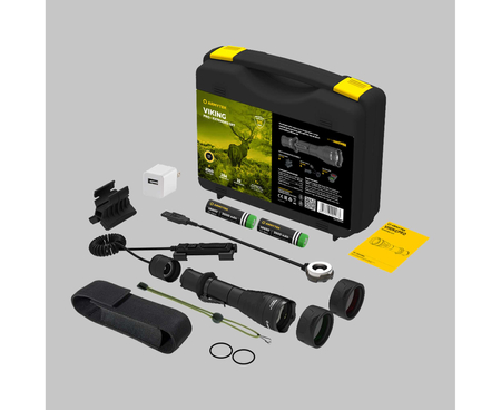 Комплект тактик фонаря Armytek Viking Pro Magnet USB Extended Set Warm