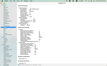 Mac book pro notebook