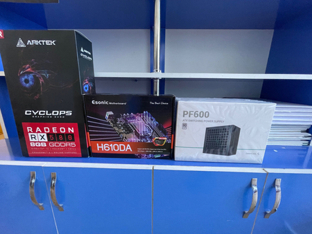 Компьютер новый сборки i3-12100F RX580 8GB NEW