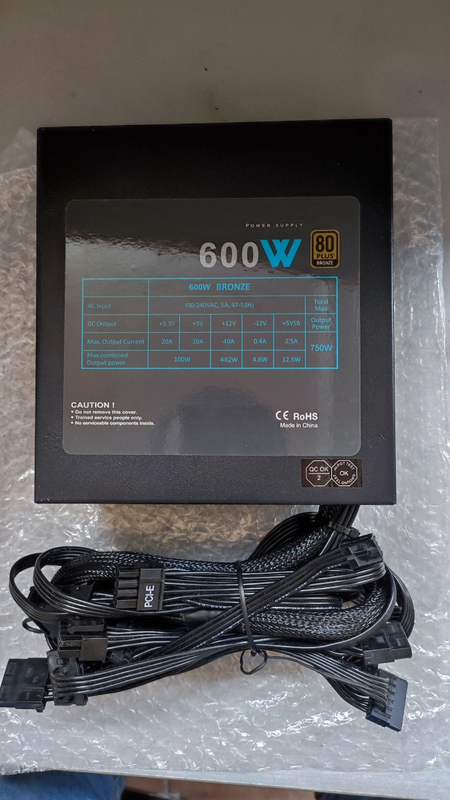 Блок питания Zumax original.600w абсолютно новый есть гарантия !!!