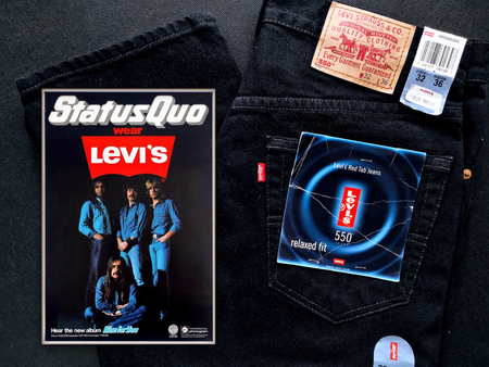 VINTAGE 1999 Made in Mexico LEVI'S® 550™ Relaxed Fit Jeans — W32½ L36